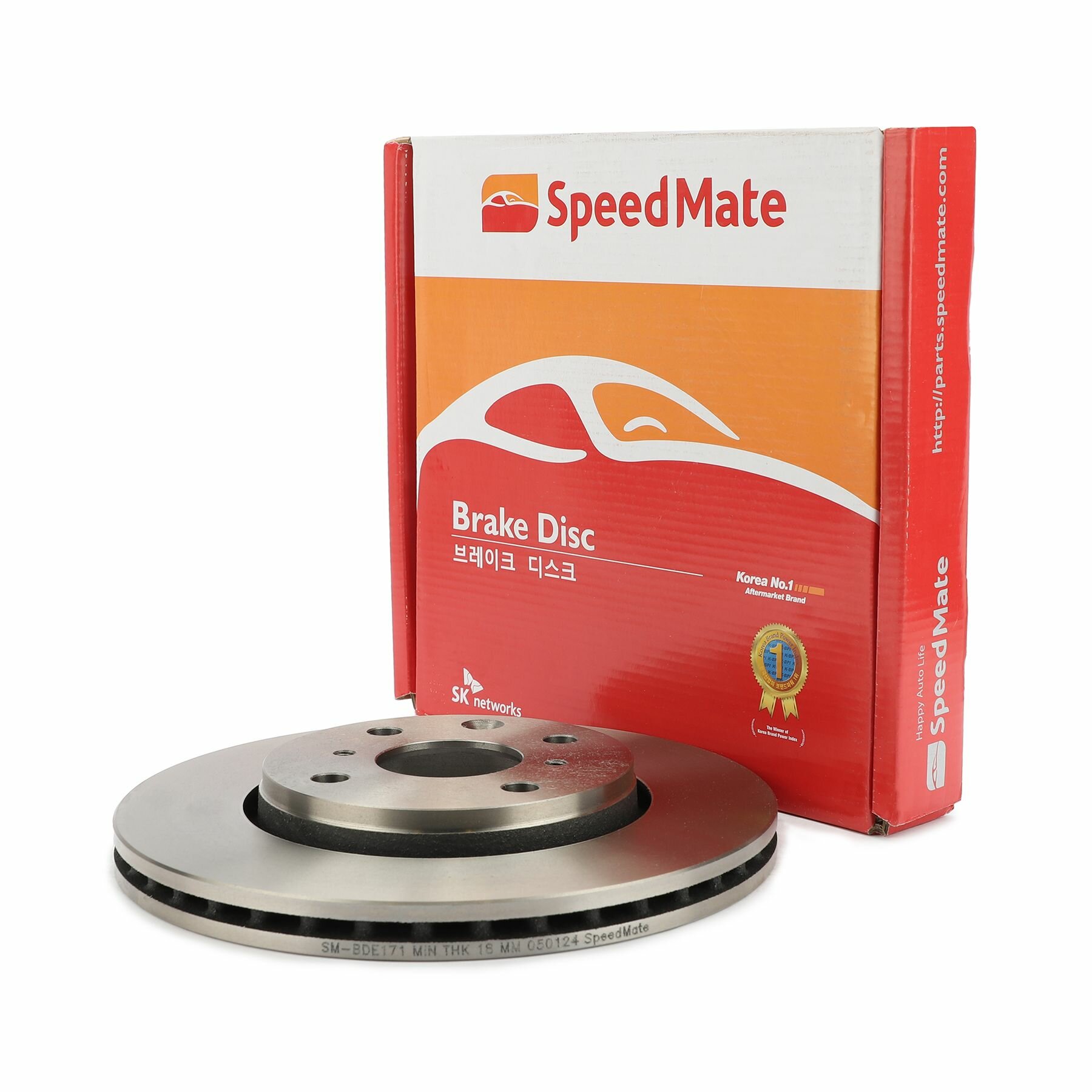 SPEEDMATE Диск тормозной CITROEN C1 PEUGEOT 107,108 TOYOTA Aygo SM-BDE171