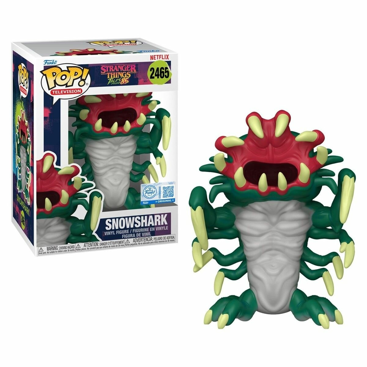 Фигурки Funko Pop TELEVISION - Коллекционная фигурка Stranger Things: Tales from '85 Snowshark/Снежная акула - Фанко 2465