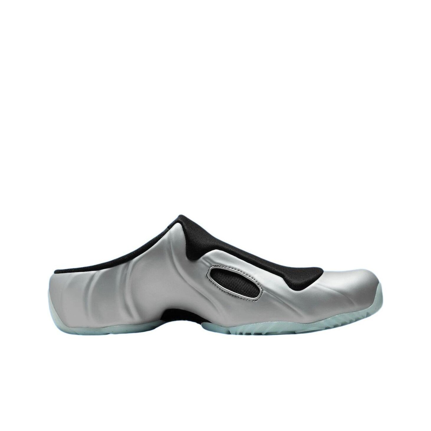 Сабо NIKE Clogposite, размер EU 44 стопа (28CM), серебристый/черный — фото 1