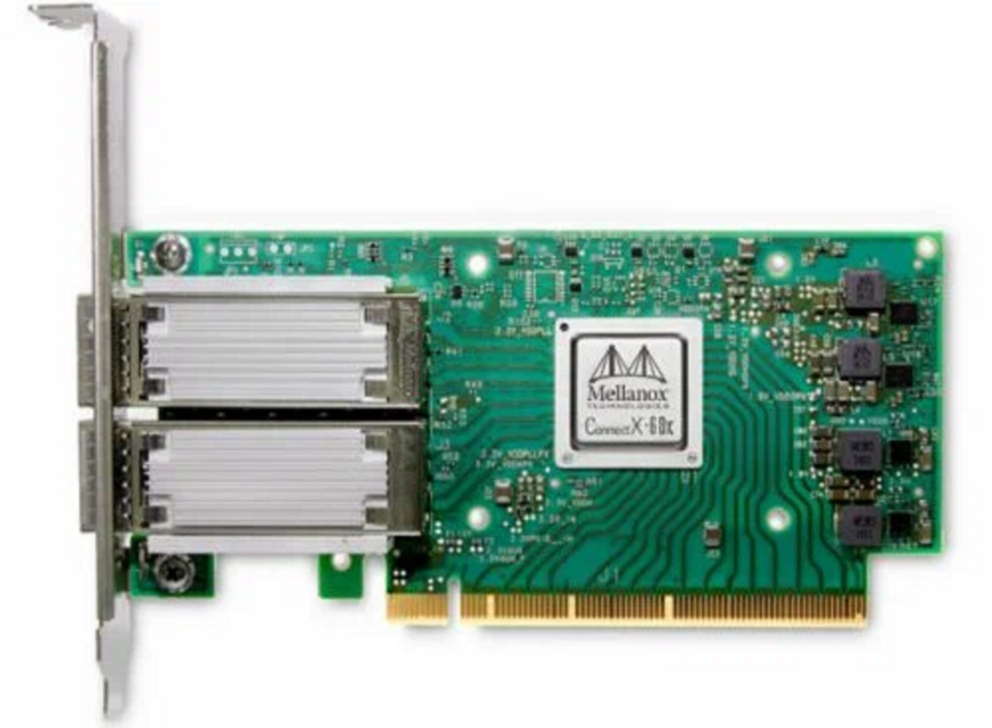 Сетевая карта MELLANOX TECHNOLOGIES MCX516A-CDAT ConnectX-5 Ex EN 100GbE Dual-Port QSFP28 PCIe4.0 x16 Tall Bracket