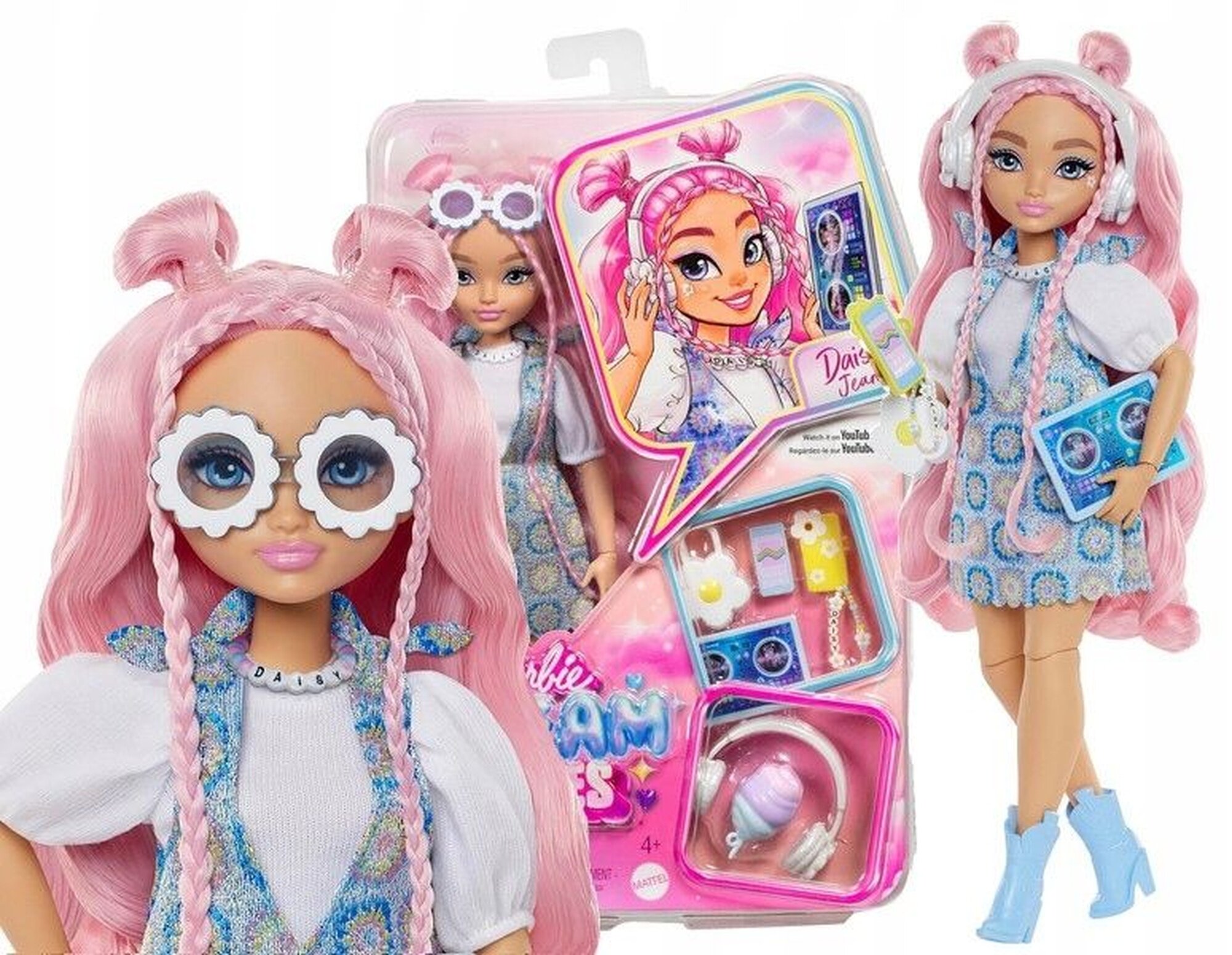 Кукла Mattel Barbie Dream Besties - Кукла Дэйзи Джин с аксессуарами - Барби JDD74