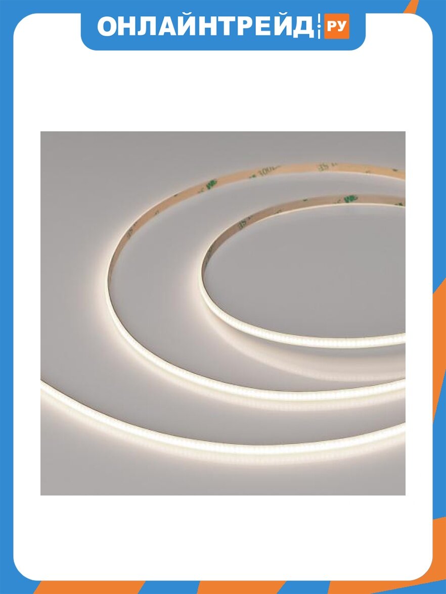 Светодиодная лента Arlight 5m COB-X504-5mm 12V Day4000 6.5 W/m, IP20, CSP (Упаковка 5 метров)