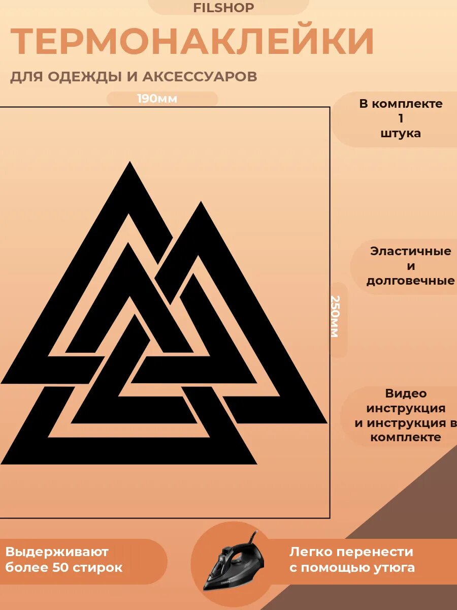 Термонаклейка на одежду валькнут