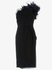 Платье Giambattista Valli Ruffled one-shoulder dress, размер 44, black