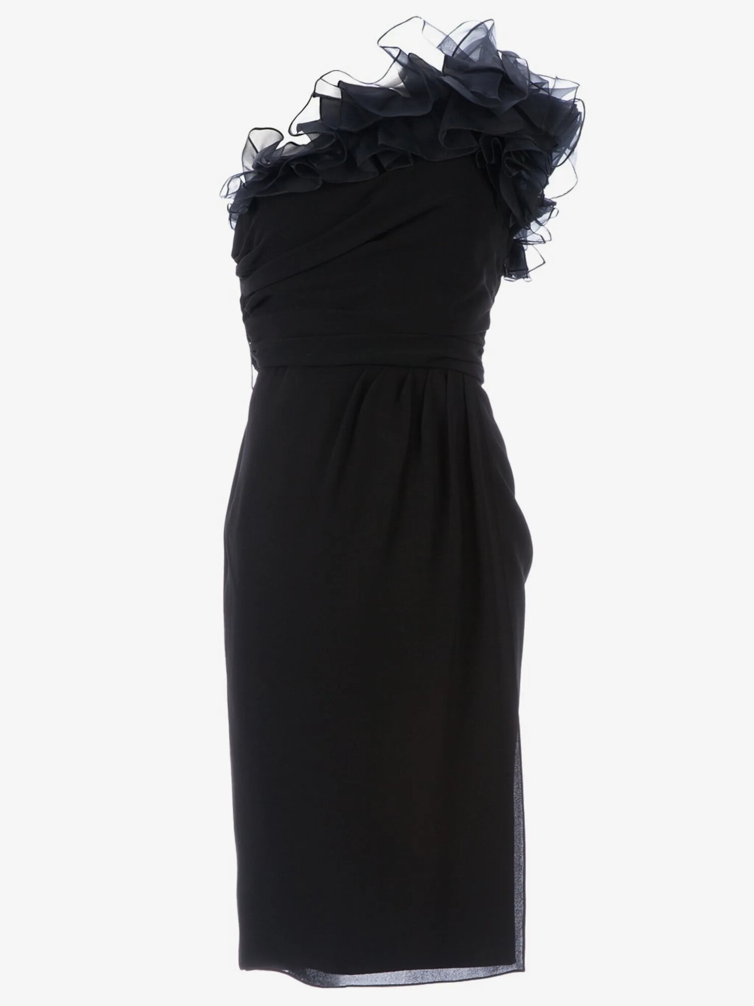 Платье Ruffled one-shoulder dress