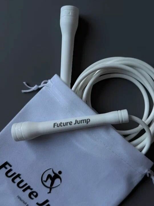 Скакалка ПВХ Future Jump "Just White" — фото 1
