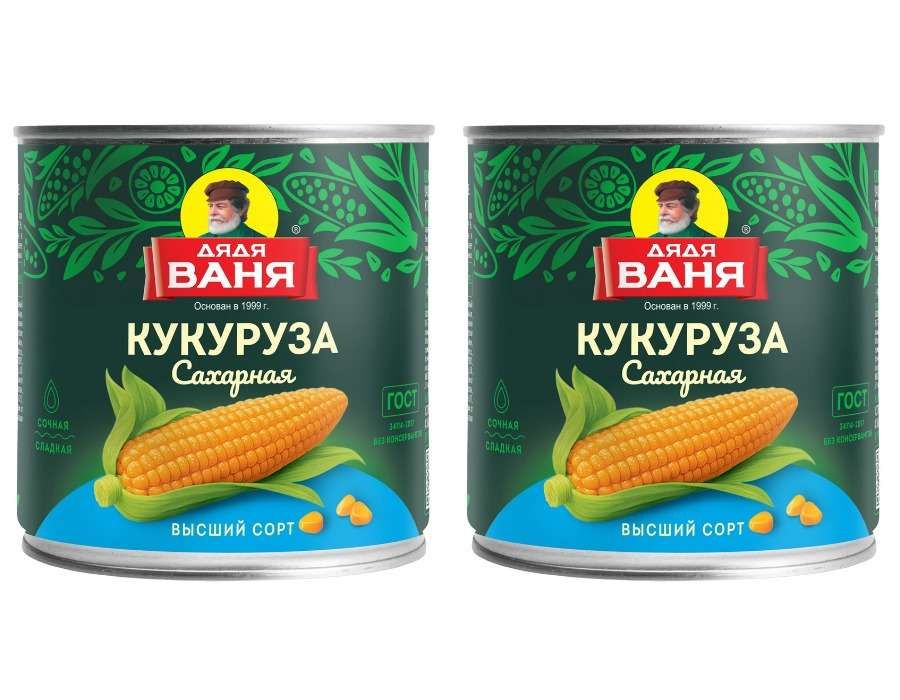 Дядя Ваня Кукуруза, 340 г, 2 шт