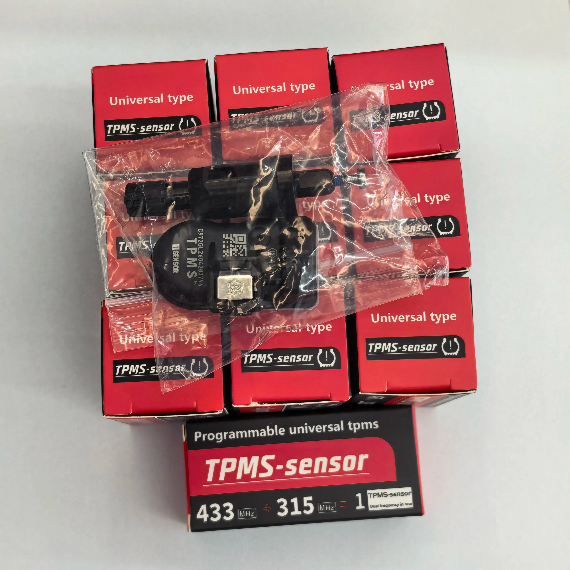 Датчики TPMS универсальные программируемые 315/433 МГц, 10шт.