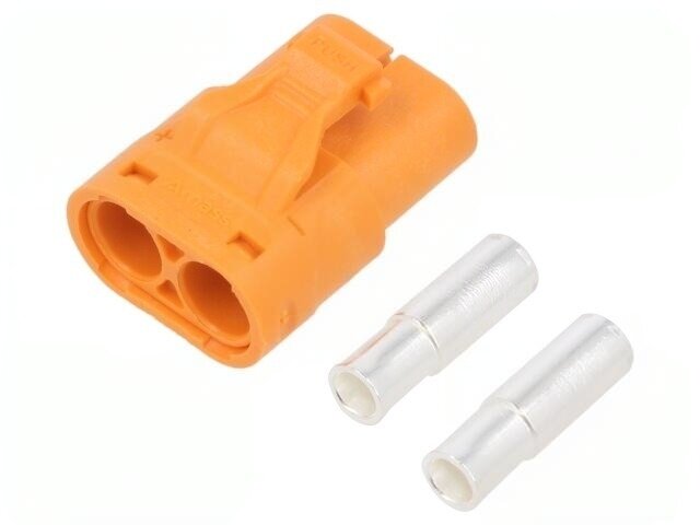 AMASS LCB30-F Разъем: питания DC; вилка; "мама"; LC; 20А; 1кВ; PIN: 2; прямой; пайка, 1шт