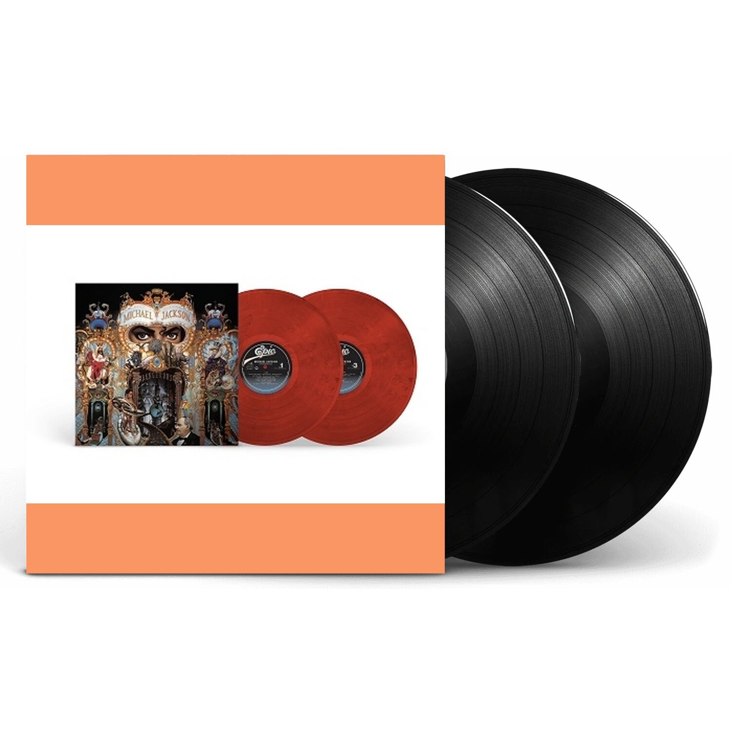 Виниловая Пластинка Michael Jackson - Dangerous Red & Black Swirl Vinyl 2LP, Limited Edition . New,