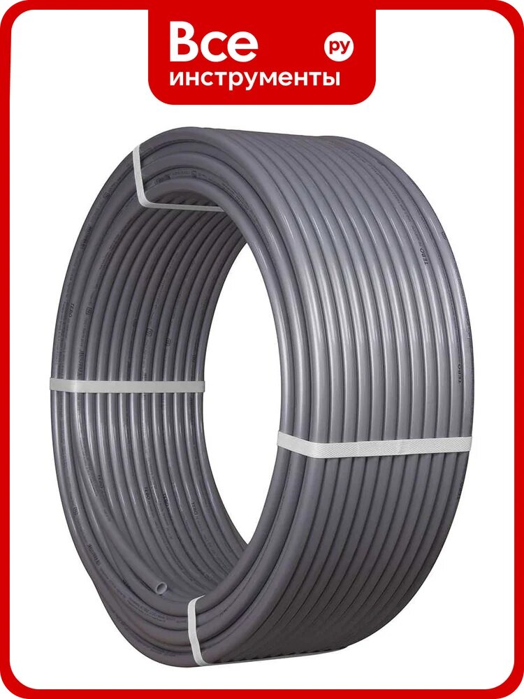 Труба TEBO PE-X/EVOH 16x2.2 мм (бухта 50 м) серая T-PE-X. Ox.16-2.2. С.50-ru