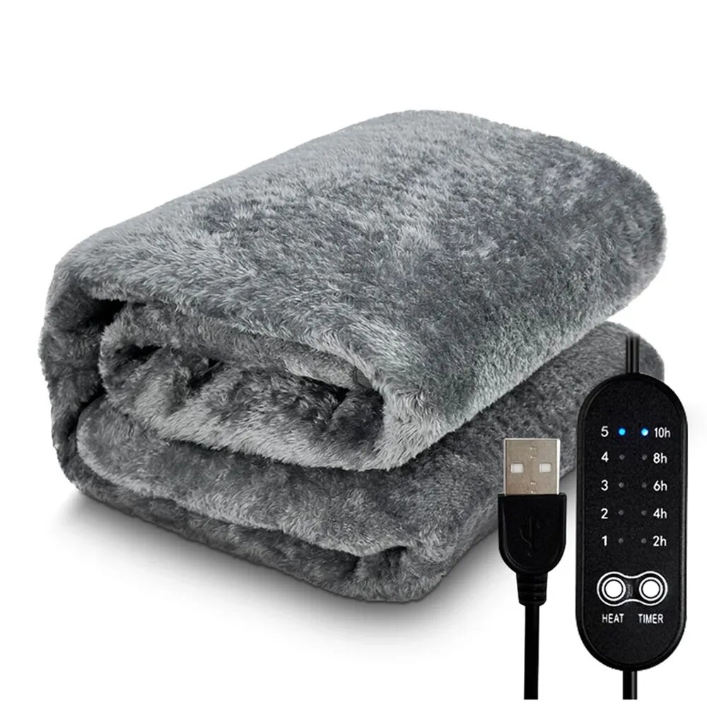 Электрическое Одеяло С Подогревом USB-Одеяло Для Зимнего Обогрева 80x160 См