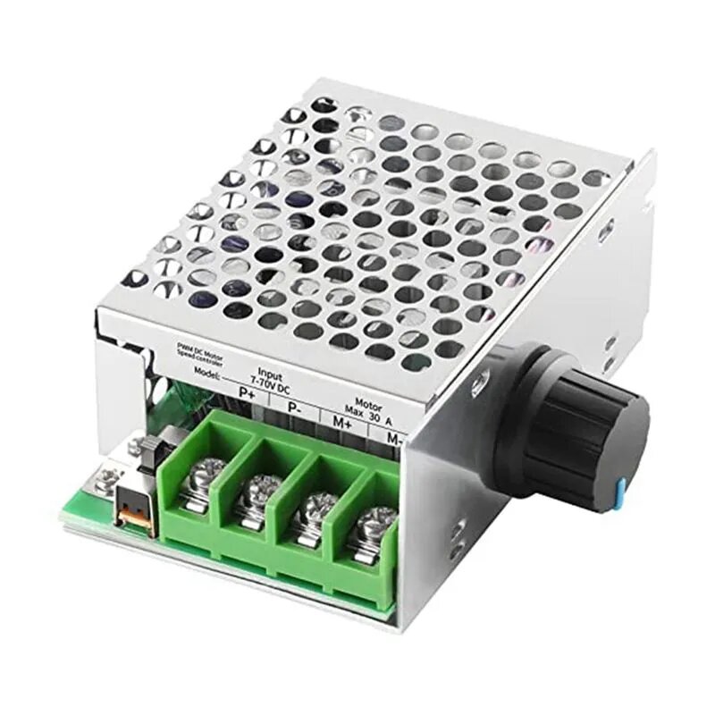 Регулятор скорости двигателя DC, PWM 7 70V 30A / Настраиваемый регулятор 12V, 24V, 36V, 48V.