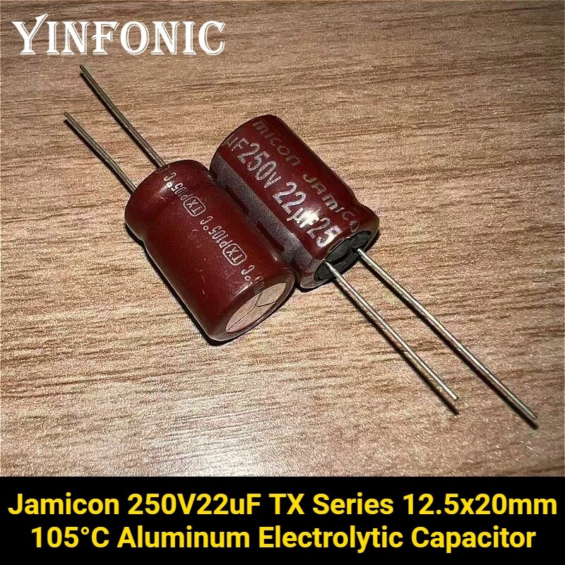 20шт. Jamicon 22uF 250В электролитический конденсатор