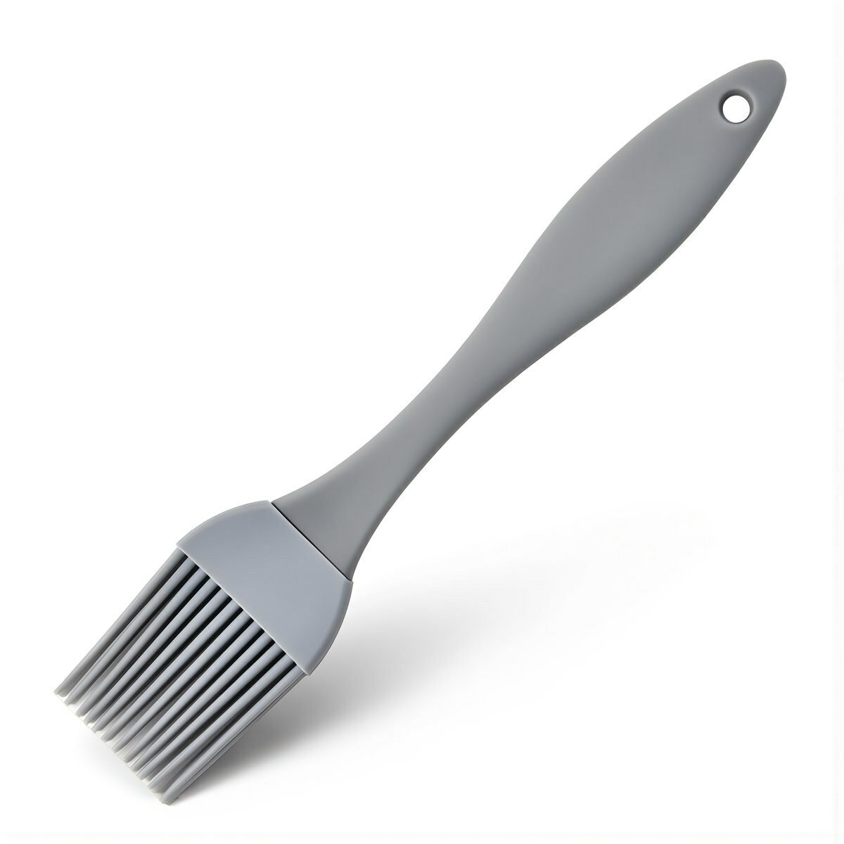 Силиконовая кисть для смазки пищевая, подходит для домашней кухни, термостойкая серая, для нанесения масла и соусов на выпечку