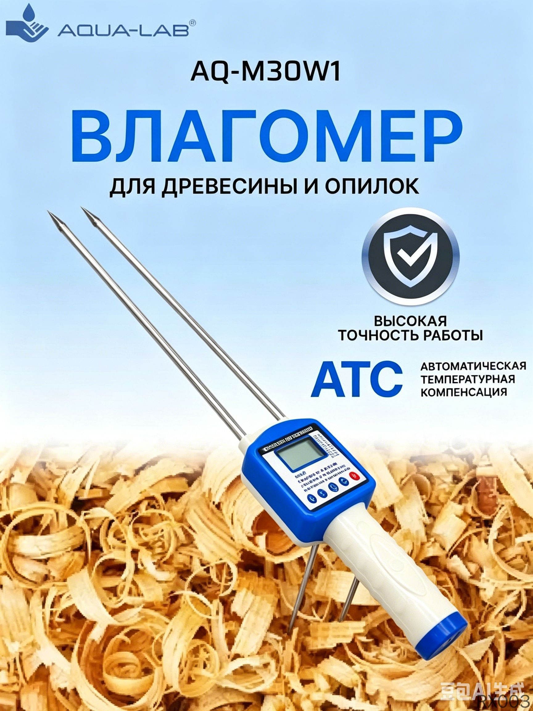 AQ-M30W1 Влагомер для древесины и опилок