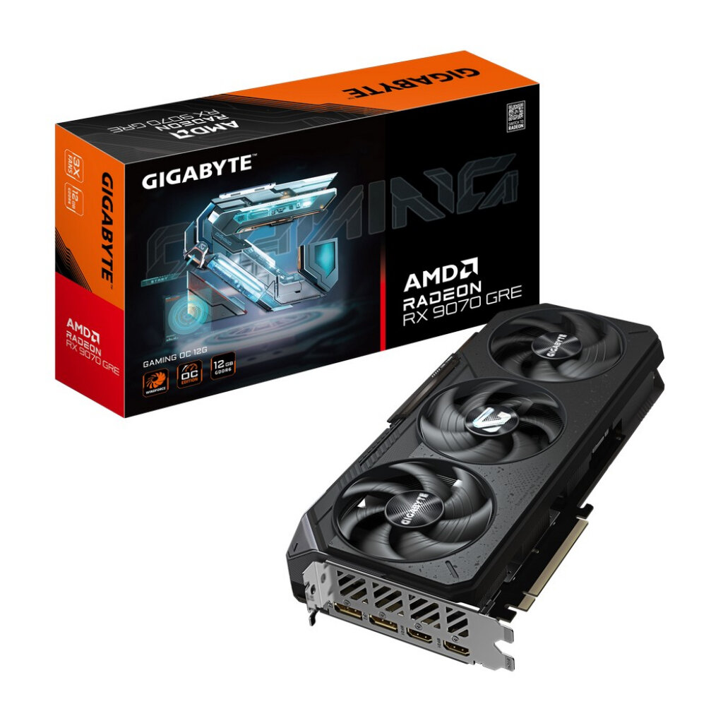 Видеокарта RX9070 12Gb Gigabyte RX 9070 GRE GAMING OC (GV-R907GREGAMING OC-12GD)