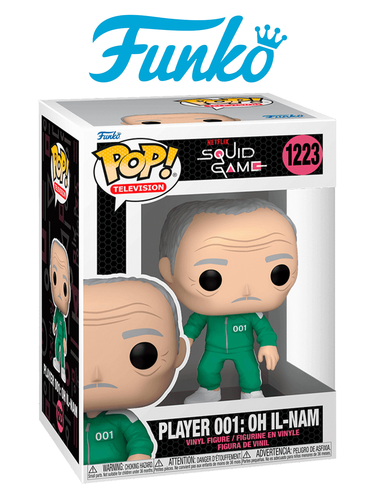 Фигурка Funko POP! Player 001: Oh Il-nam (1223) Squid Game
