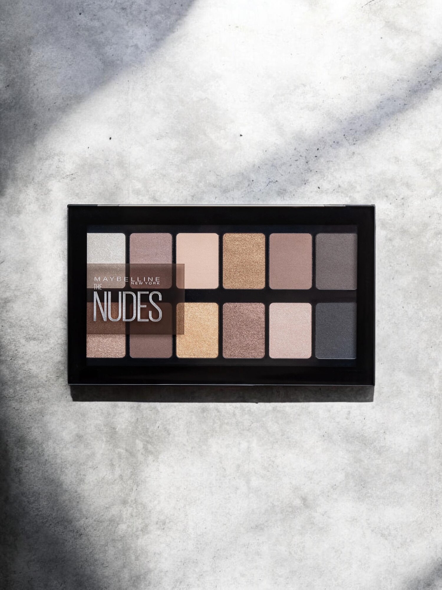 Maybelline New York The Nudes палетка теней для глаз 12 цветов