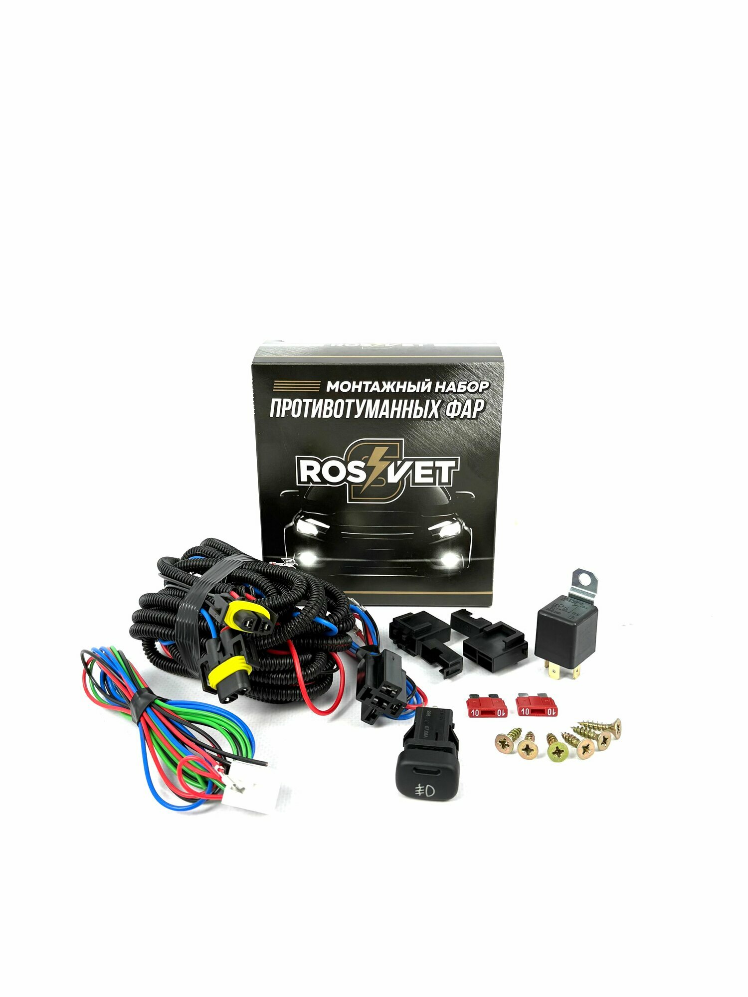 Монтажный набор подключения птф "Rossvet" для Lada Niva Travel