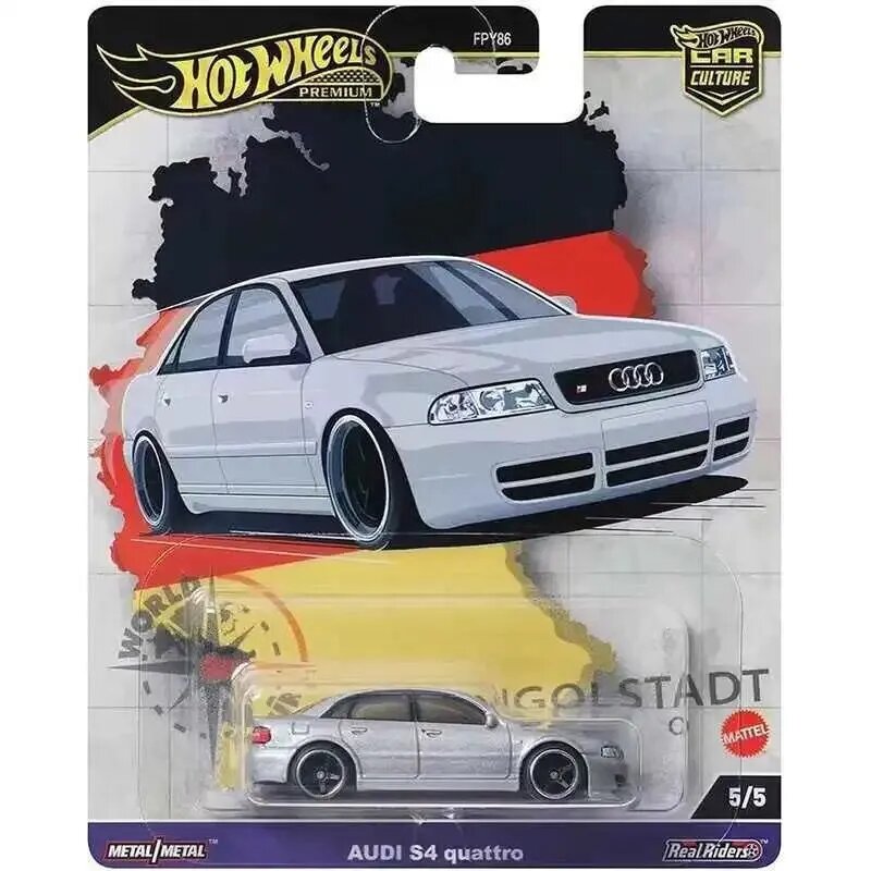 Meitai Колесо ветра и огня 1:64 AUDI S4 quattro Коллекционные машины.