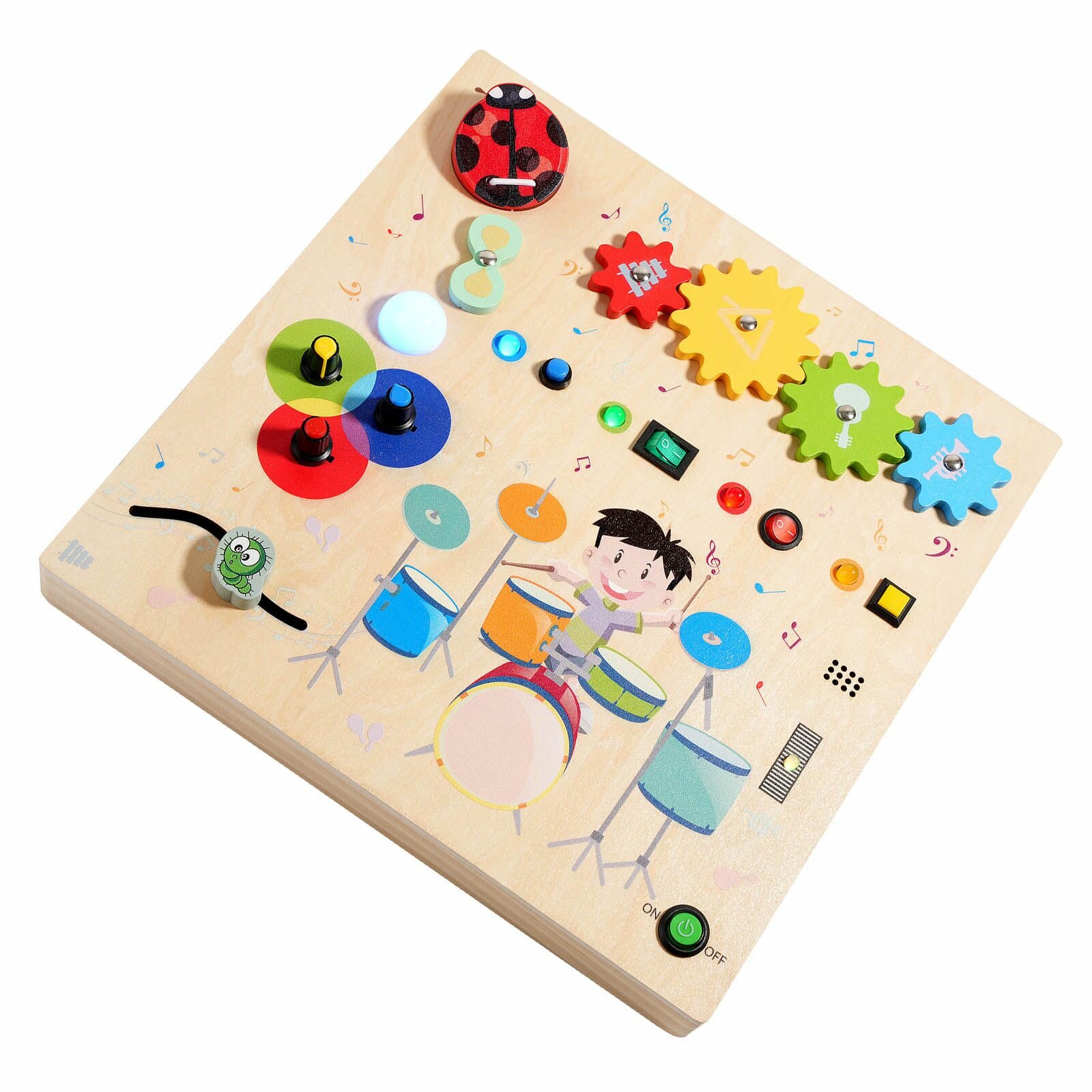 Набор деревянных досок для дошкольников: интерактивная обучающая игрушка