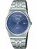 Наручные часы CASIO, серебряный, синий