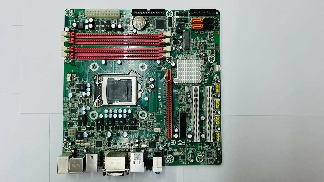 Материнская плата Kraftway, microATX, LGA1155, четырехканальная память, пассивное охлаждение