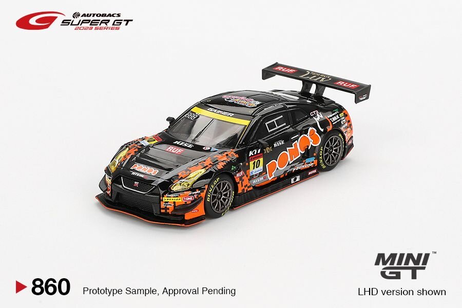 TSM-MINIGT Модель машины 1:64 литая модель игрушки(MINIGT860-Ниссан GTR)
