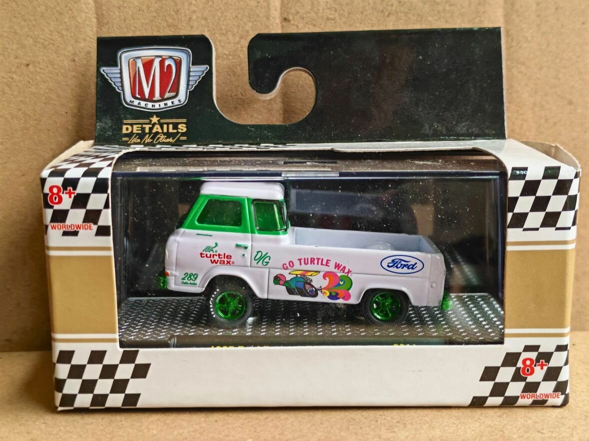 Детская игрушка машинка, M2 1/64, литая модель(Ford грузовик)