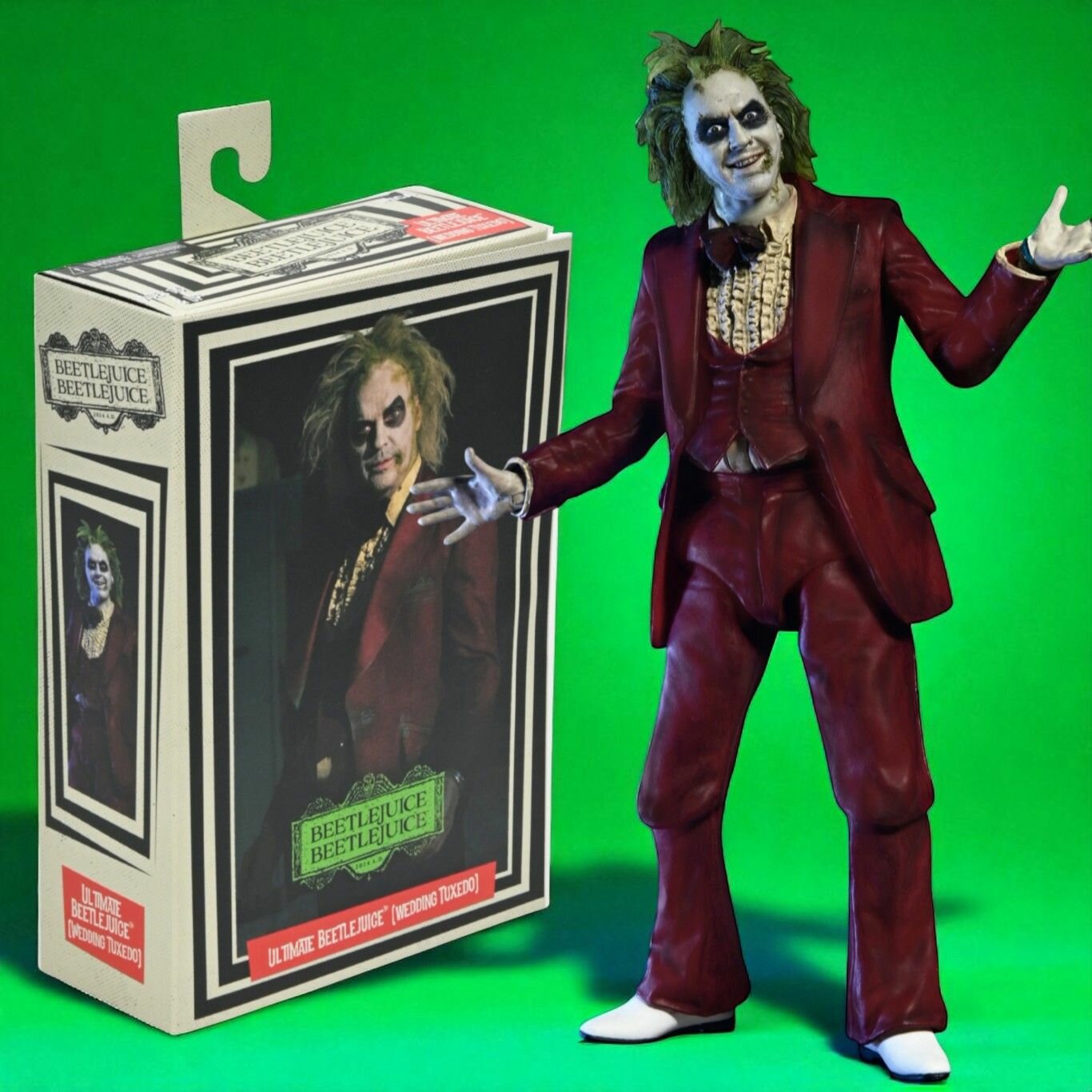 Фигурка коллекционная Битлджус в смокинге "Битлджус 2" от Neca, 18 см