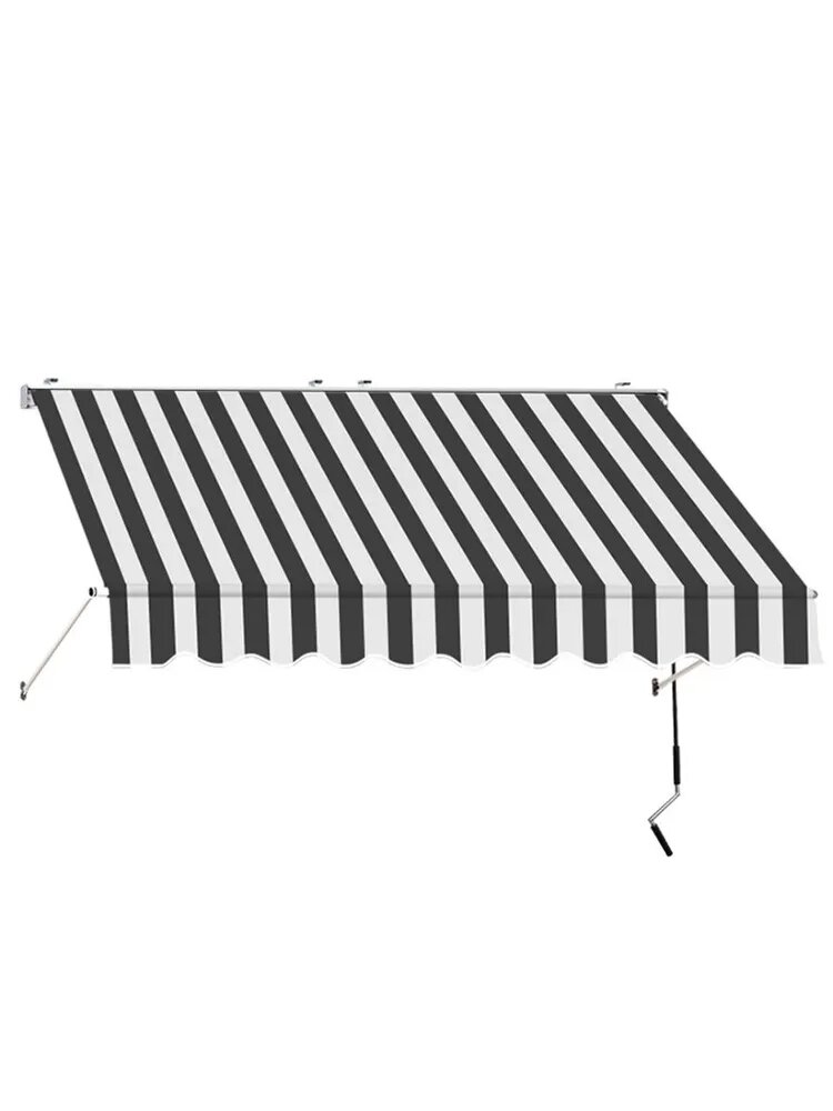 Выдвижной тент для балкона, алюминий Маркиза локтевая (навес) для террас и веранд