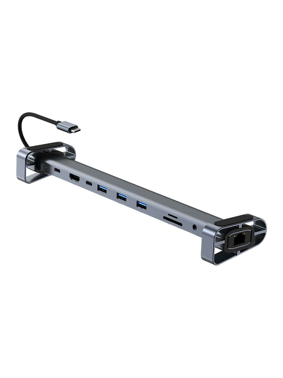 Док-станция 16 в 1, HDTV DisplayPort, многоэкранный дисплей, металлическая сборка Office Essential