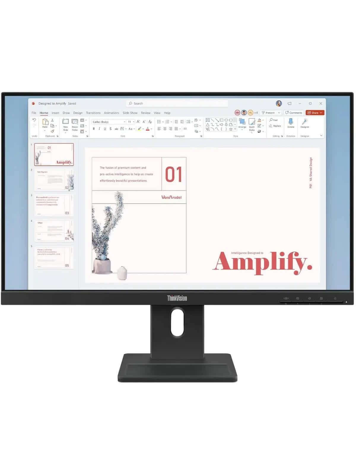 Монитор Lenovo E24-40 23,8", 16:9, IPS, FHD, 4ms, 250cd, 100Hz, VGA, HDMI, DP, SPK, HAS