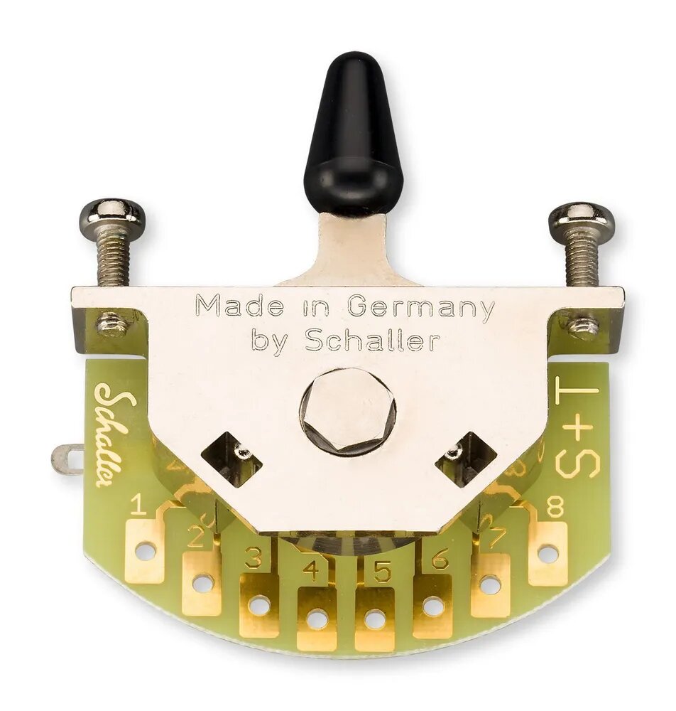 Schaller 3-позиционный переключатель звукоснимателей для электрогитар Stratocaster и Telecaster