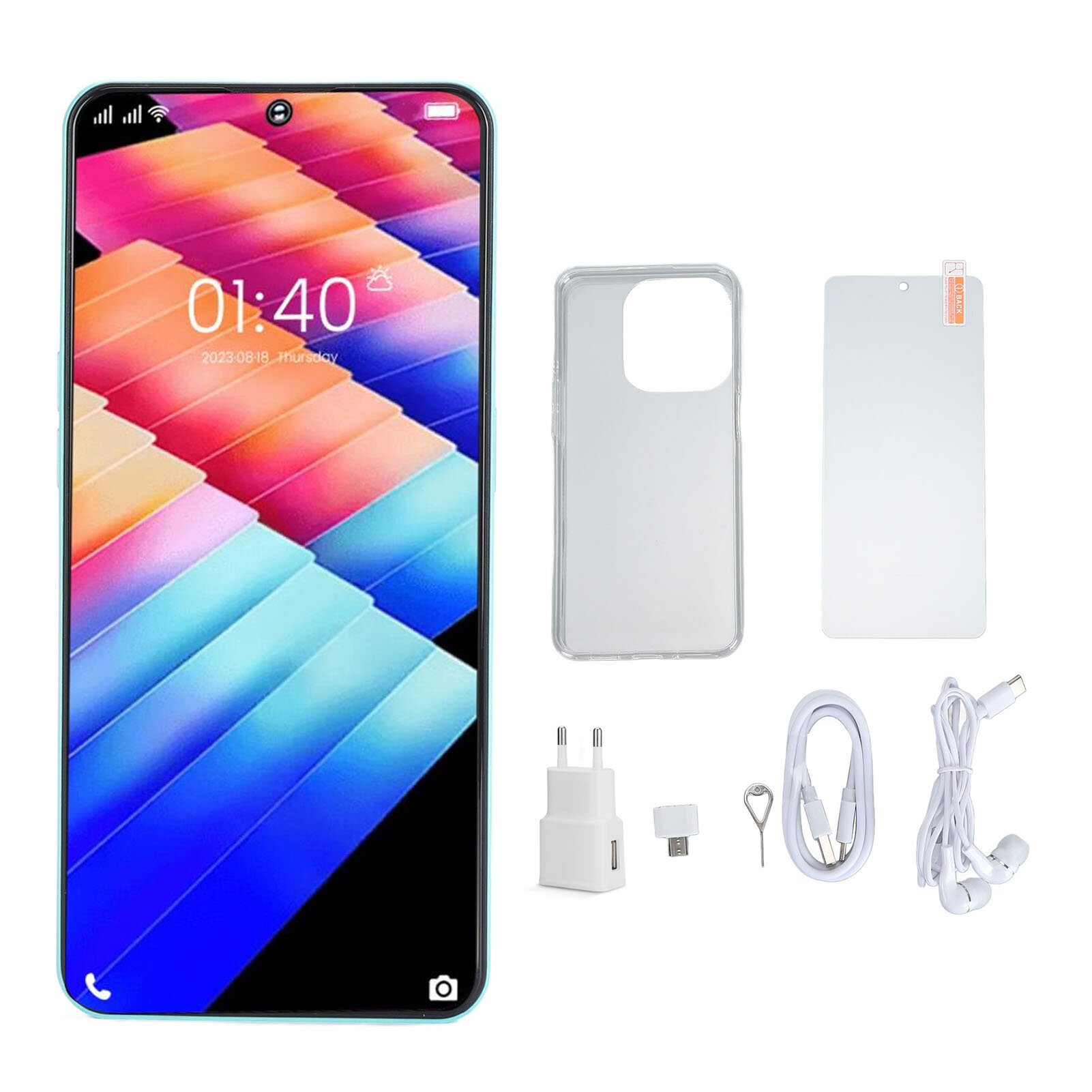 Смартфон 6.5 Android 13.0: 4G, 6 ГБ ОЗУ, 128 ГБ ПЗУ, 8+21 Мп камеры, 6800 мАч 6G 128G