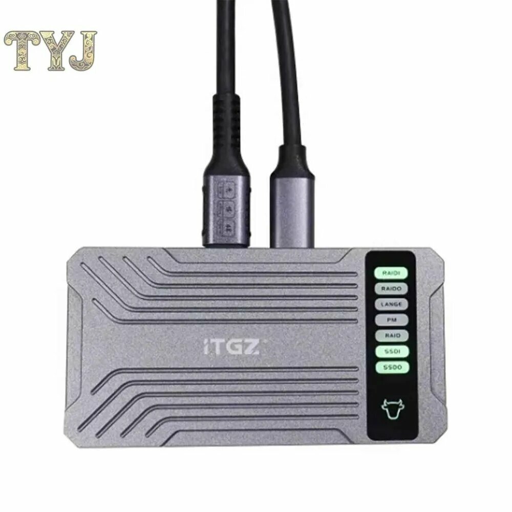 M.2 NVME SSD Dual Bay HDD Твердотельный корпус Жесткий диск Коробка