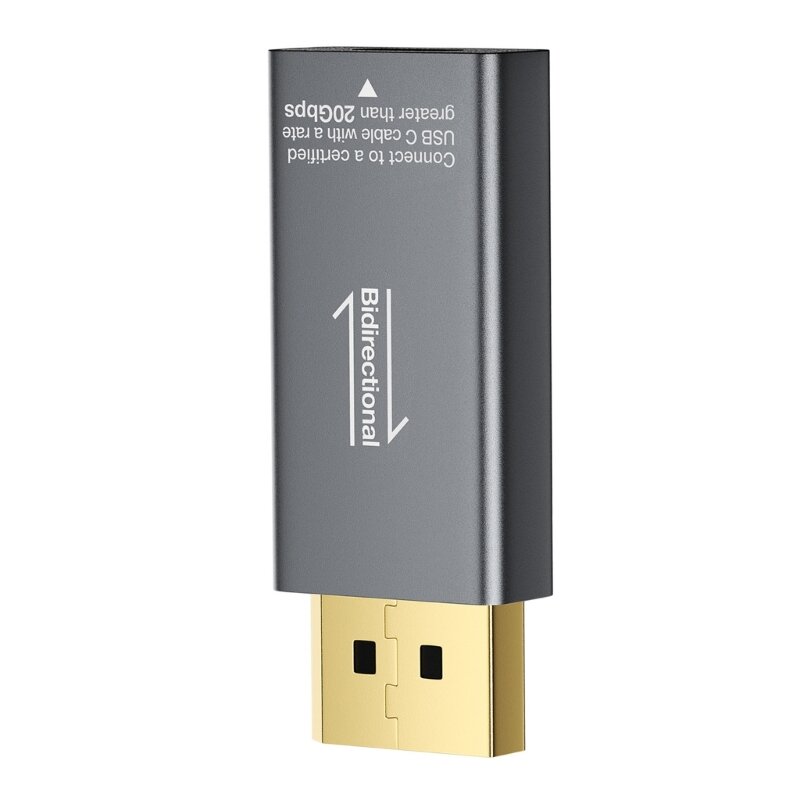 USB-C адаптер с разрешением 8K 60 Гц, двунаправленное зеркальное отображение экрана, конвертер 3/4 дюйма.