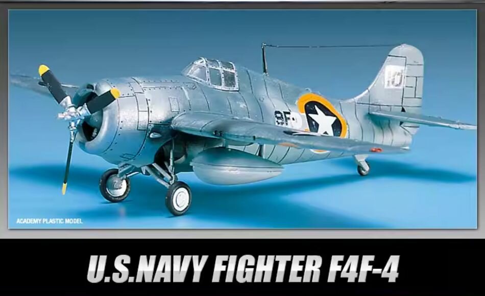 Academy 12451 1/72 F4F-4 Wildcat (Пластиковая модель)