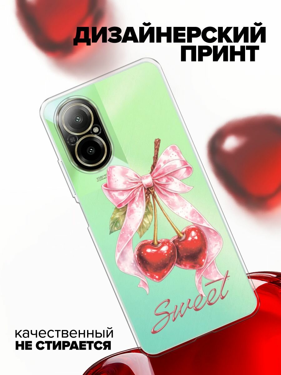 Силиконовый чехол на Realme C67 4G / Реалми C67 4G с принтом Sweet — фото 1