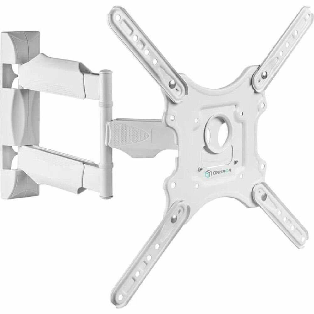 ONKRON Крепеж M4 белый Для телевизоров диагональю 32" - 55" Максимальная нагрузка: 35 кг VESA: 100x100, 200x100, 200x200, 200x300, 200x400, 300x200, 300x300, 300x400, 400x200, 400x300, 400x400 мм