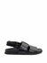 Босоножки DOLCE & GABBANA Open-toe strap sandals, размер 41 EU, black/black