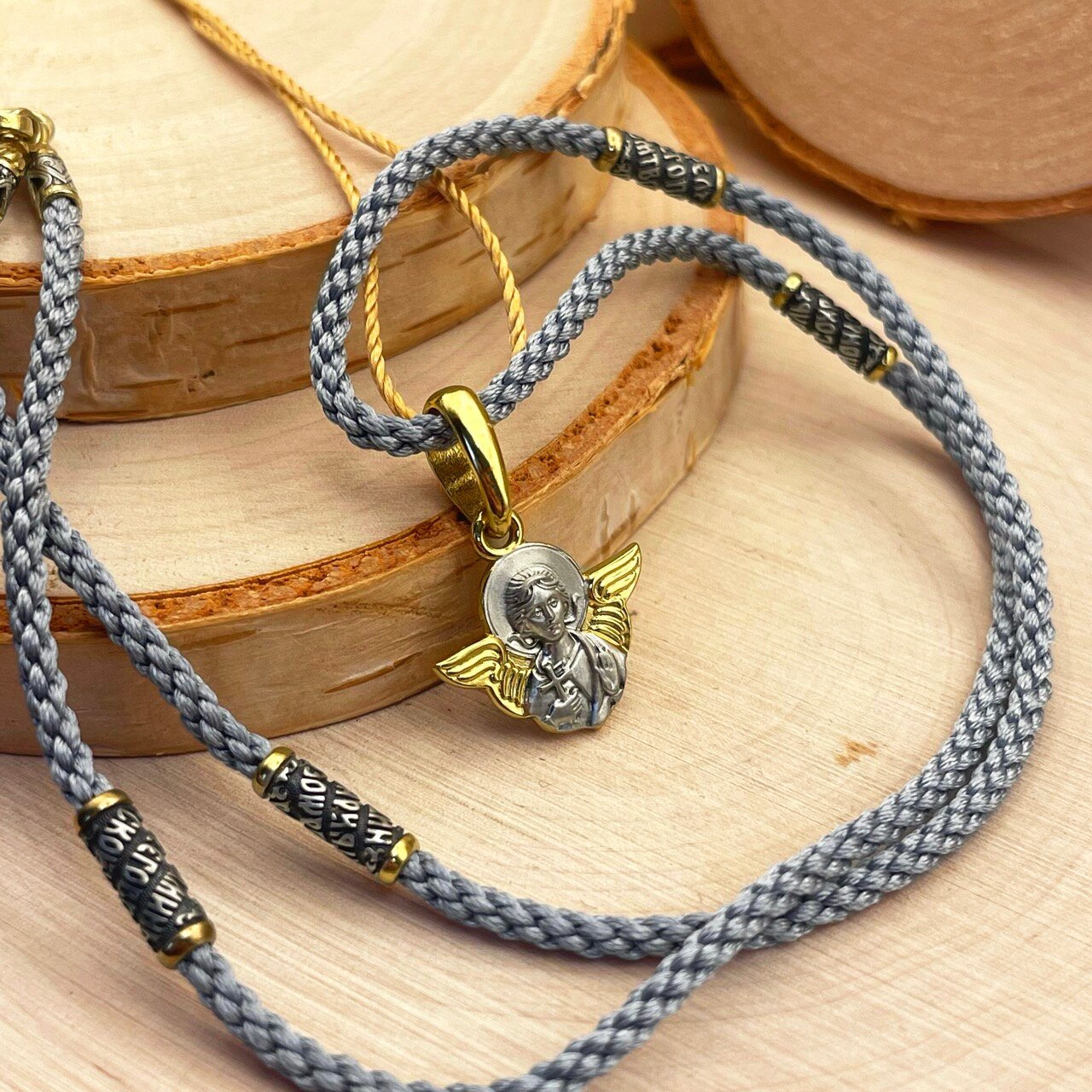 Комплект украшений, серебро, 925 проба, золочение, оксидирование, чернение