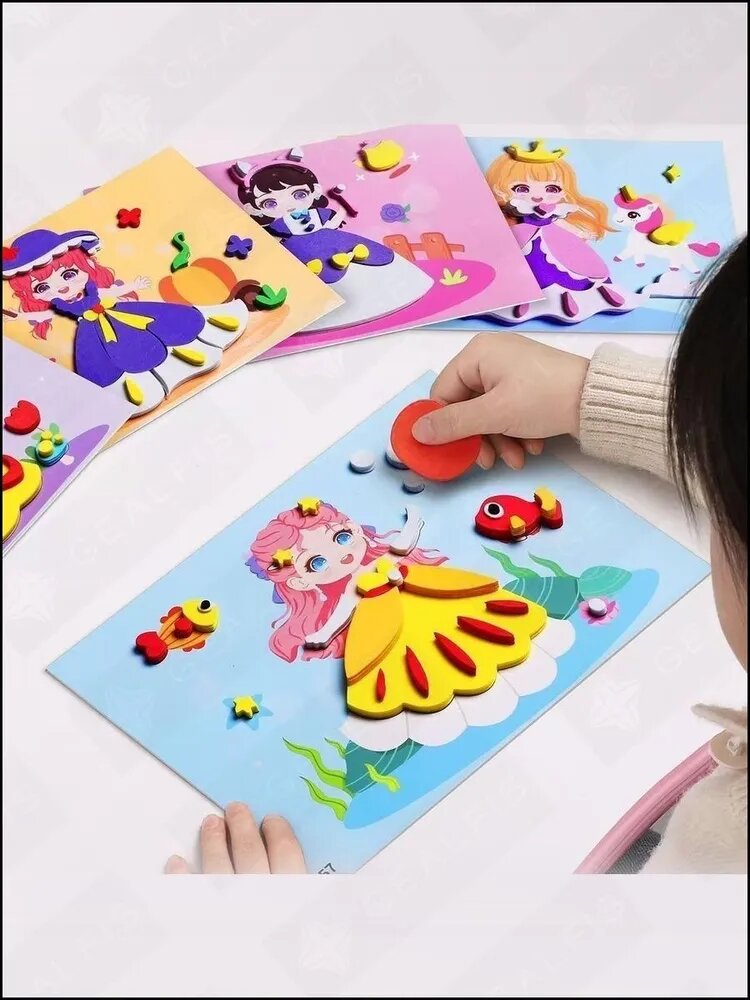 Креативные 3D-наклейки diy (случайным образом присылайте 20 разных наклеек)