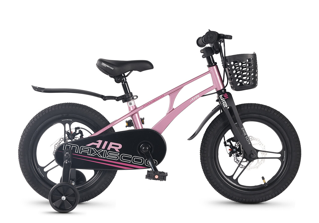Детский велосипед Maxiscoo Air Pro 16' (2026) 16 Розовый (100-115 см)