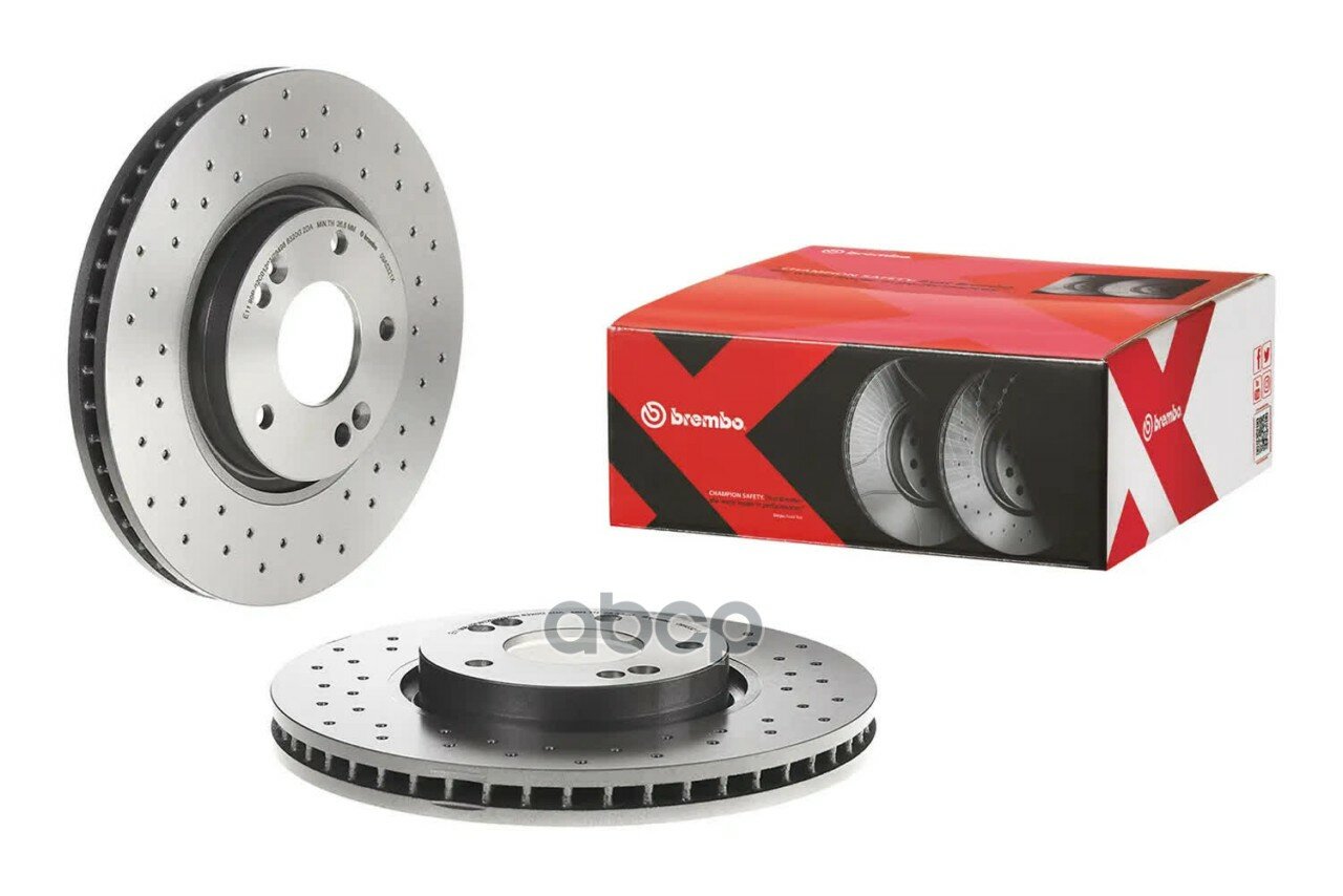 Диск тормозной передн. серии Brembo Xtra HYUNDAI i40 (VF) 03/12-> / HYUNDAI i40 CW (VF) 07/11-> / HY Brembo арт. 09. a532.1x