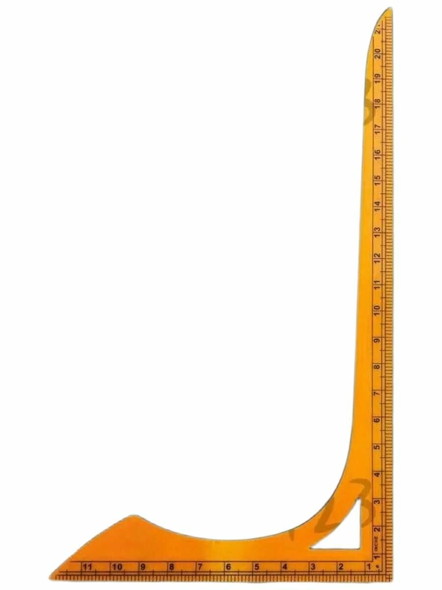 Лекало портновское угол L-образный