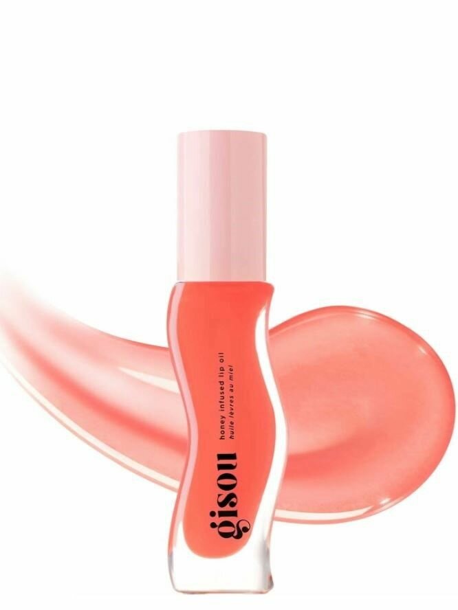Масло блеск для губ Honey Gisou, увлажняющий Bee-llini Peach, 8 мл