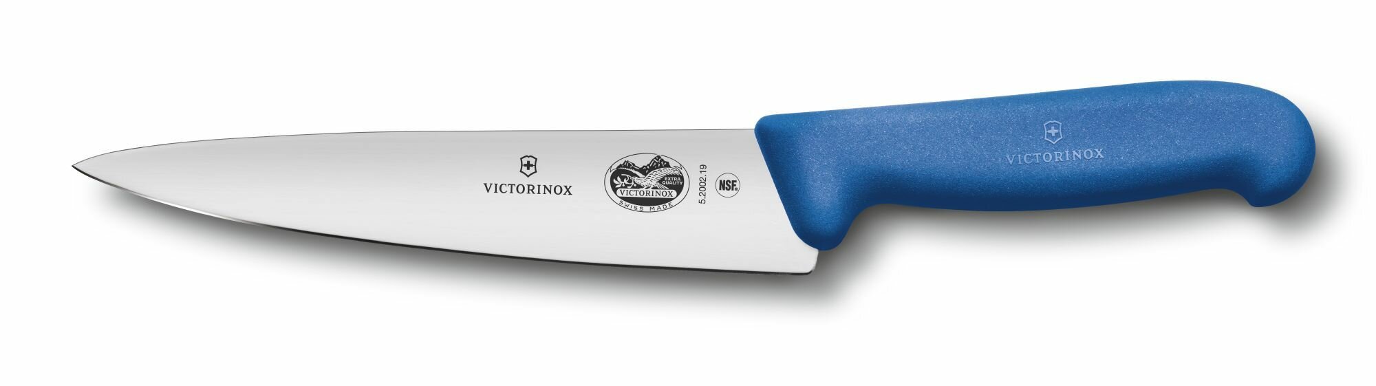 Нож разделочный VICTORINOX Fibrox, с лезвием 25 см, синий, 5.2002.25