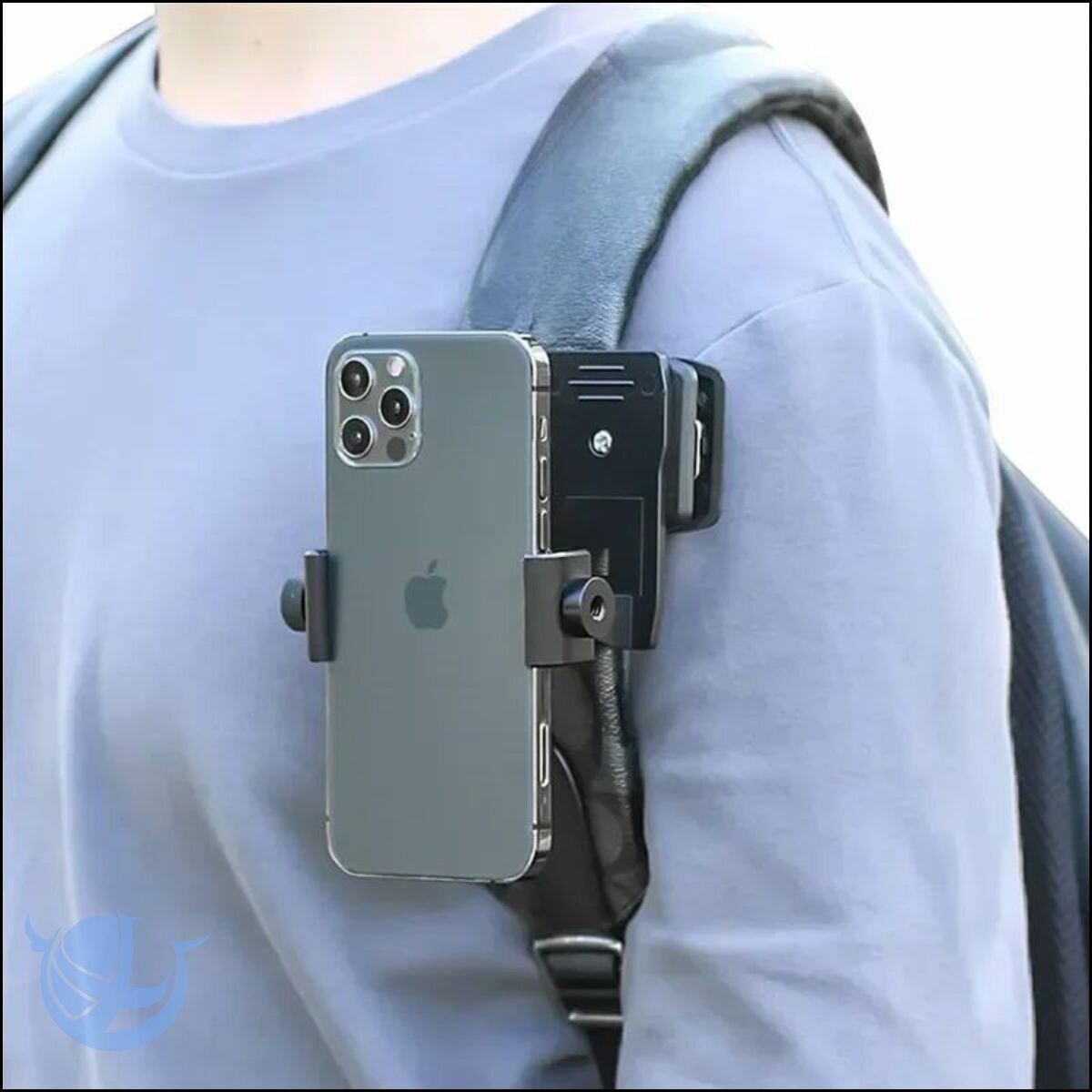 Противоскользящий ремень рюкзака, крепление для зажима, регулируемый держатель для телефона